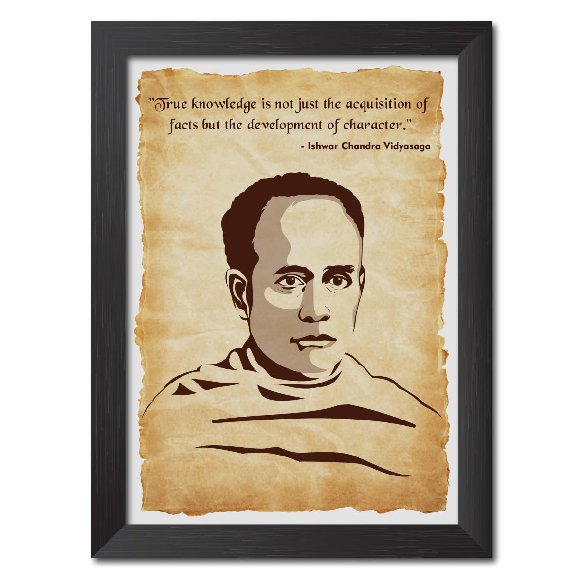 TenorArts Ishwar Chandra Vidyasagar Portrait Drawing Poster ...