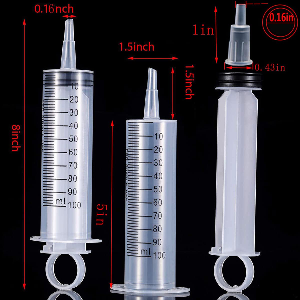 Large Irrigation Syringe Bos Medicare Surgical Asepto Syringe Used For