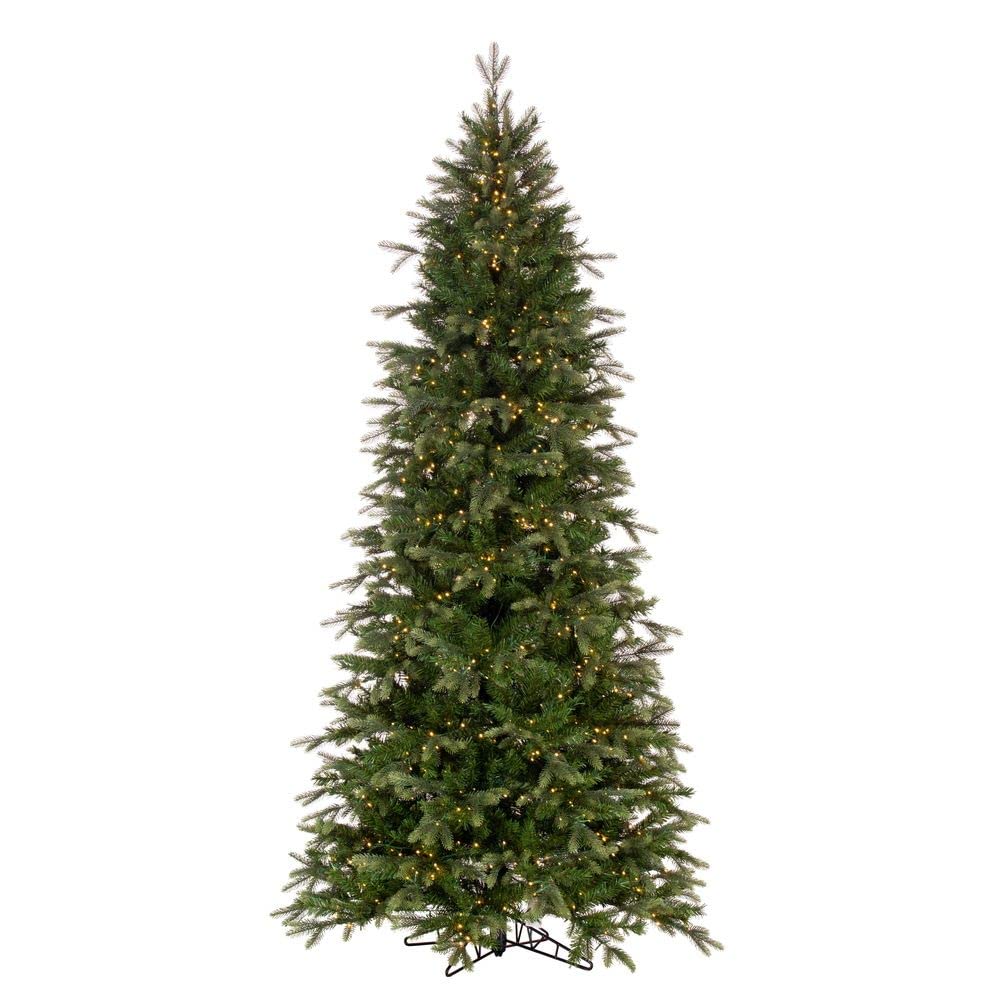 Amazon.com: Vickerman 9' x 50" Douglas Fir Artificial Slim Pre-Lit ...