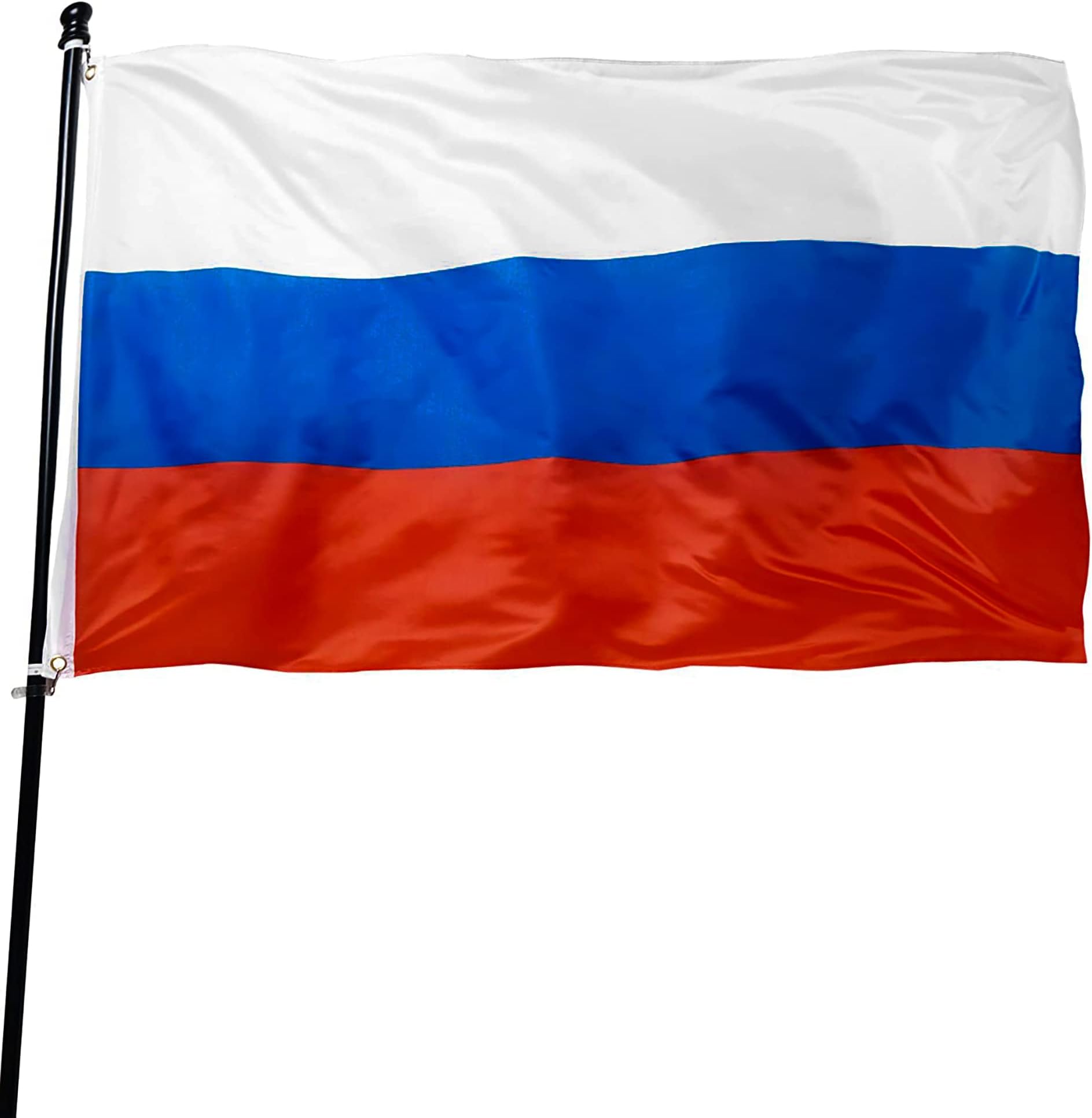 Amazon.com : Russian New Anti-War White Blue white Protest Flag 3x5 Ft ...