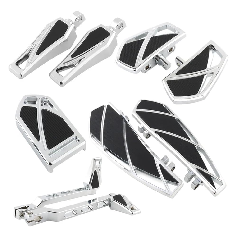 Amazon.com: Motorcycle Foot Pegs Brake Pedal Pad Floorboards Phantom Shift Levers Compatible ...