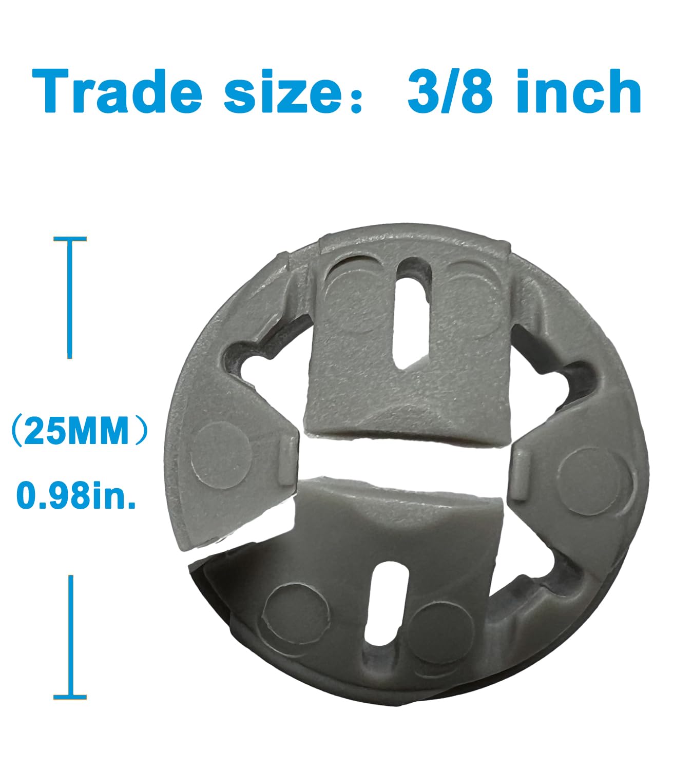 Snapklik.com : Dicio Grey Snap Terminal 700 PCs Nylon Cable Connector 3 ...