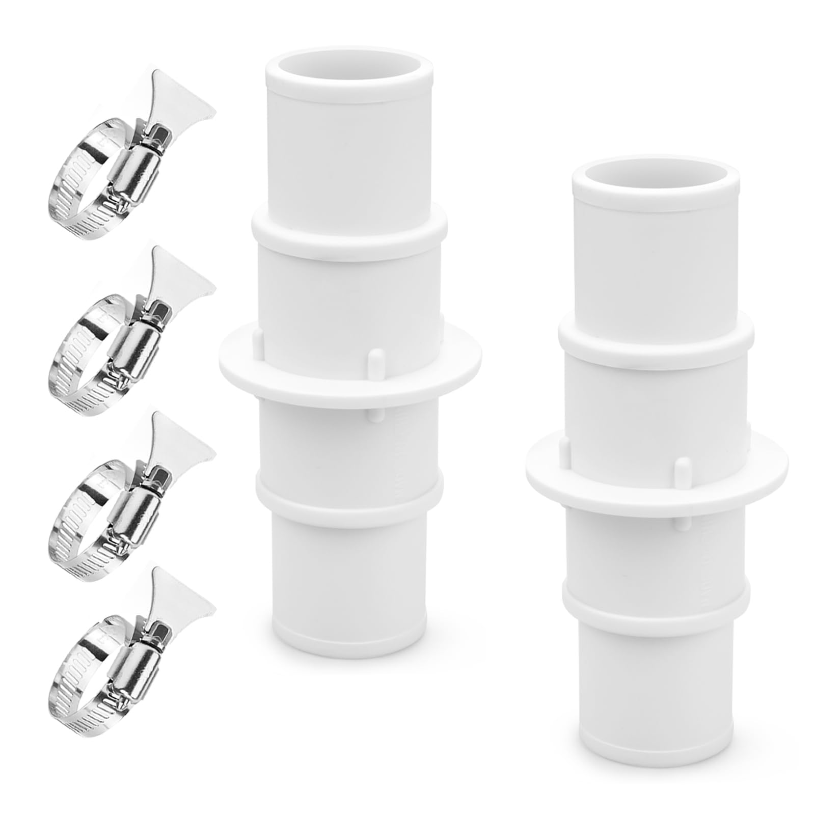 Amazon.com: Pool Hose Adapter Connector Coupling - 1-1/2" or 1-1/4 ...