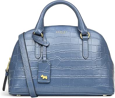 Amazon.com: RADLEY London Chelsea - Faux Croc - Small ZipTop Satchel ...
