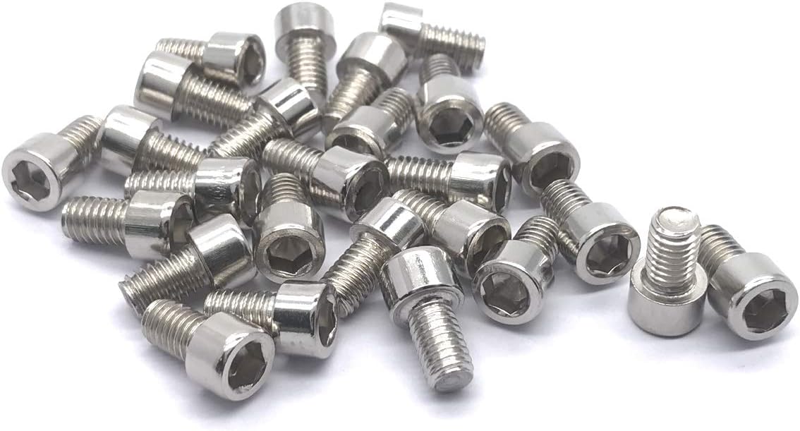 Amazon.com: 25PCS M6 Stainless Steel Hexagon Socket Head Cap Screws ...