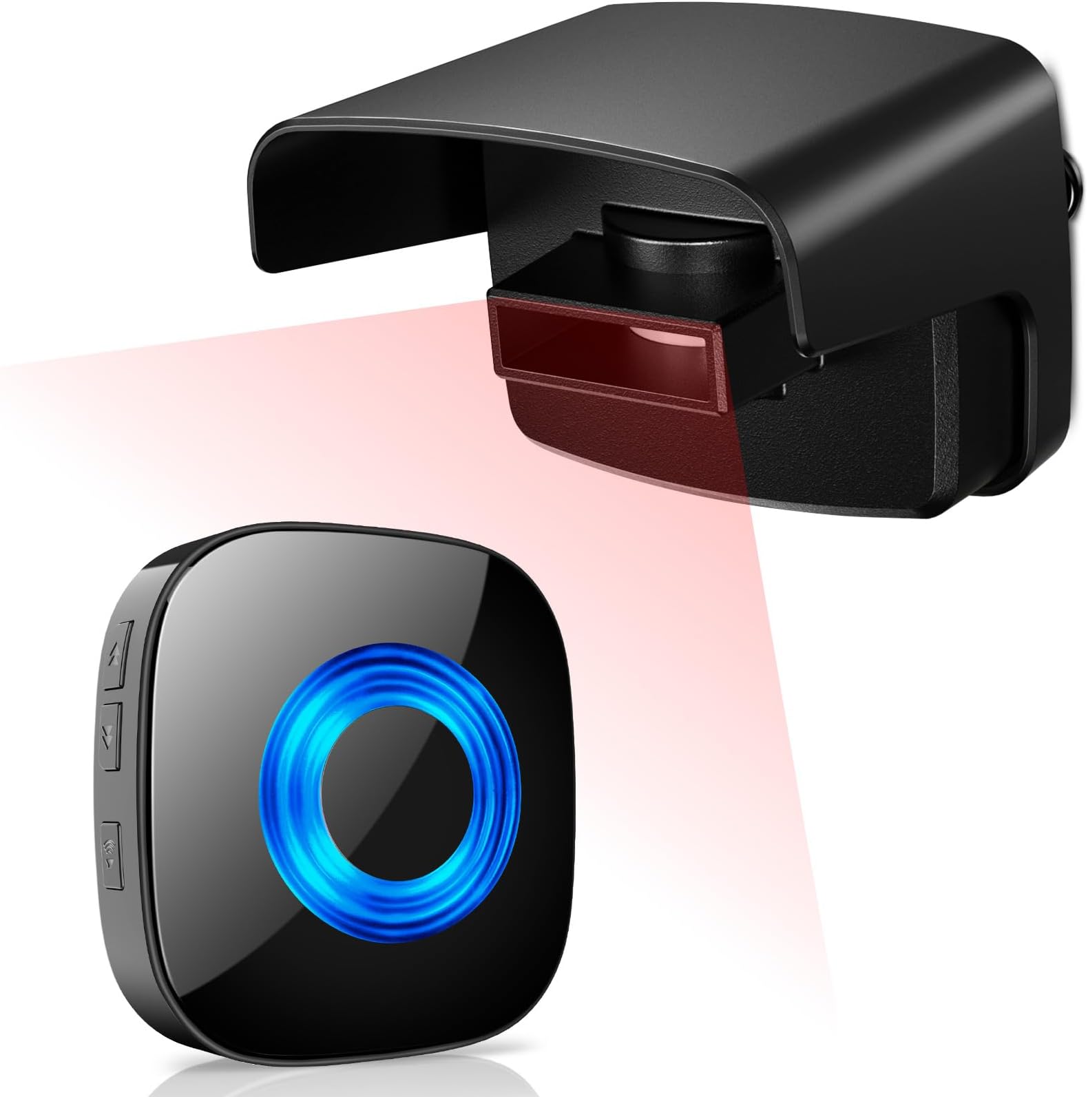 Cuteefun Detecteur de Mouvement Solaire, Alarme Détecteur Mouvement ...