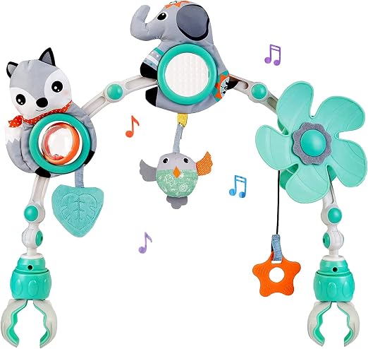Amazon.com: Baby Stroller Arch Mobile, Adjustable Musical Arch Toys ...