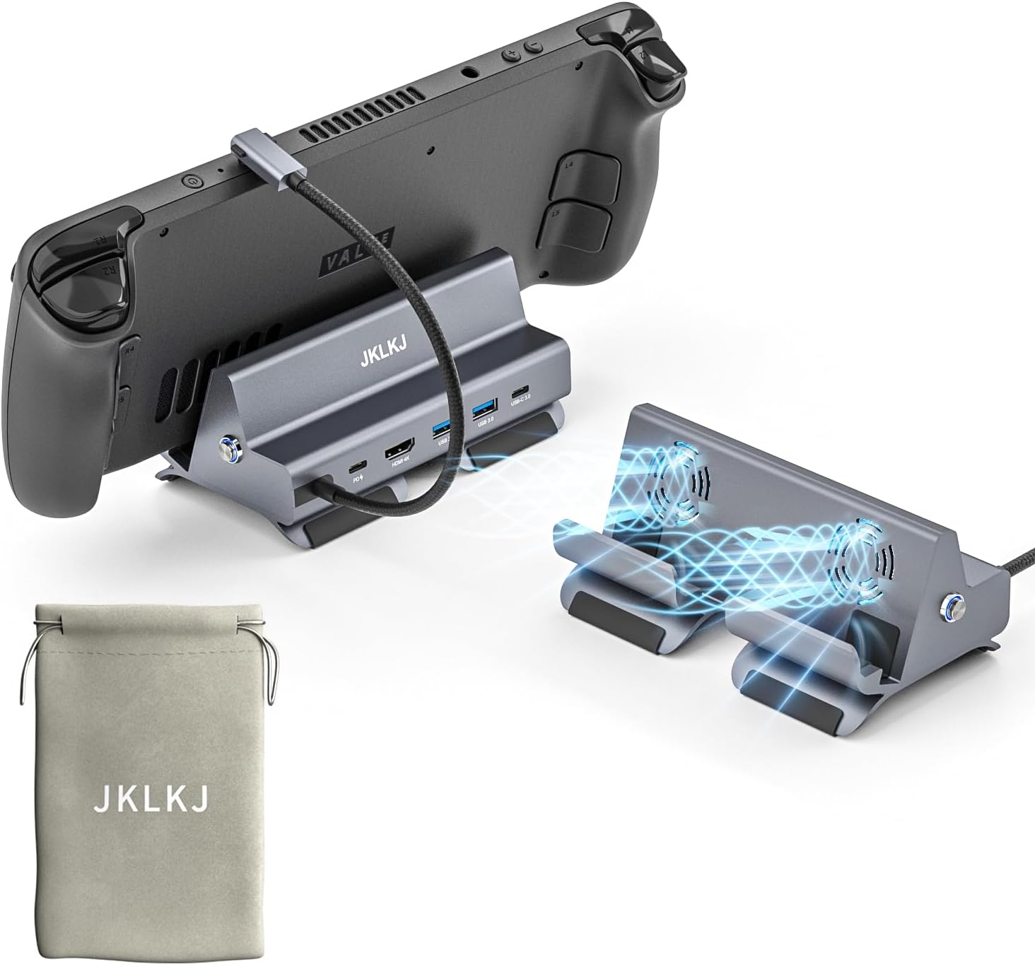 Amazon.com: JKLKJ Docking Station Compatible with Steam Deck，6 in 1 USB ...