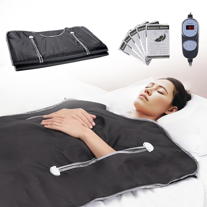 Amazon.com : VEVOR Sauna Blanket for Detoxification, Portable Far ...