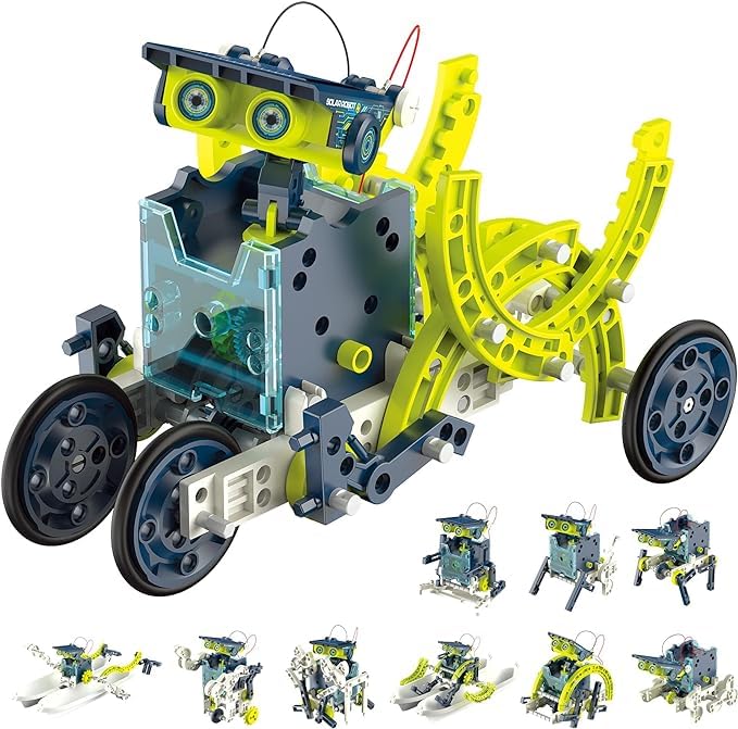 Buy Prine's Solar Robot Building Kit - 14-in-1 STEM Science Toy for ...