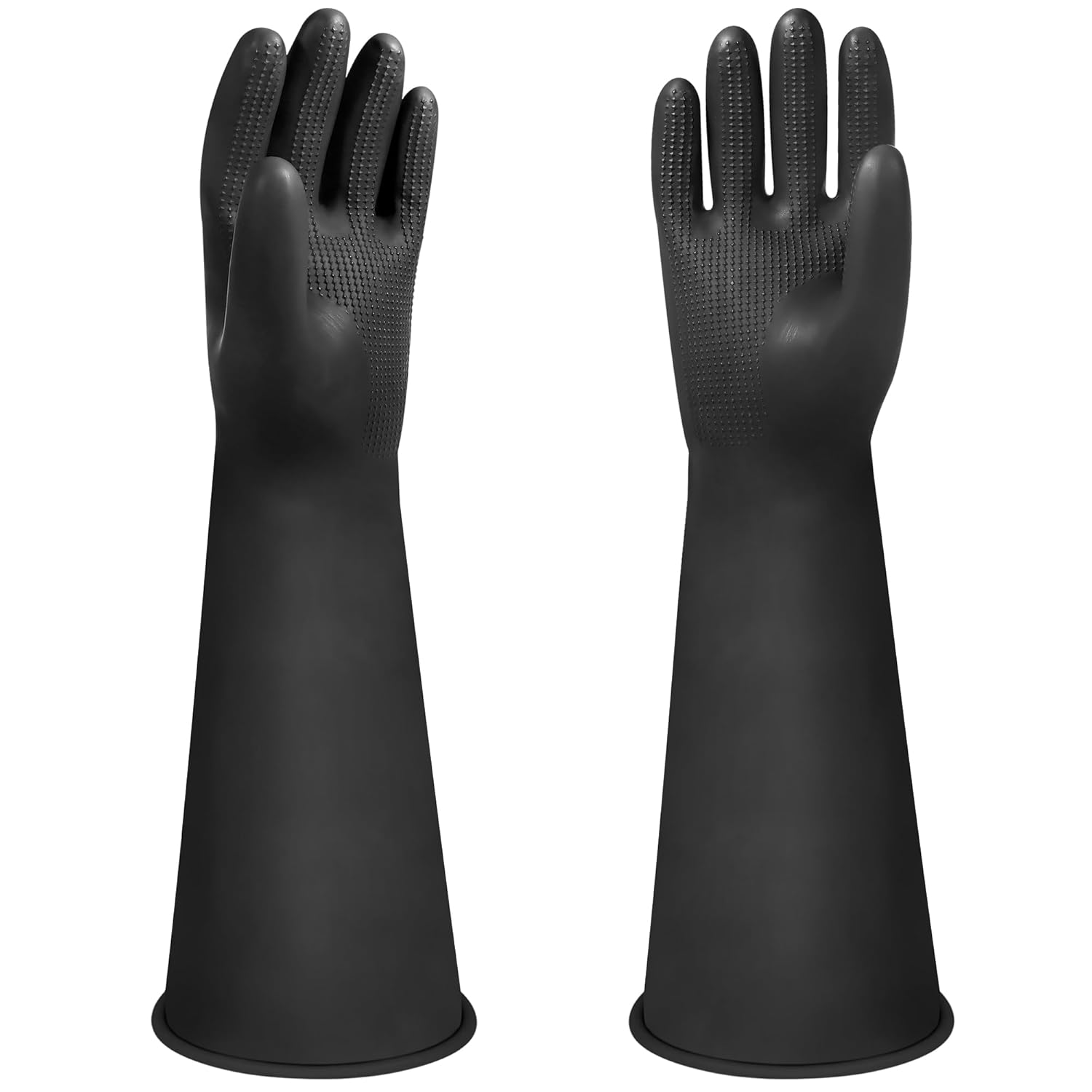 Albefer Heavy Duty Rubber Gloves 16" Long Rubber Gloves Drain PPE ...