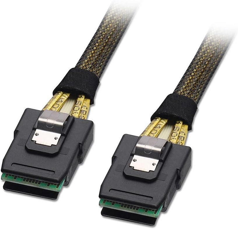 Amazon.com: Lindy Internal Mini SAS to Mini SAS Cable, 1m (33496 ...