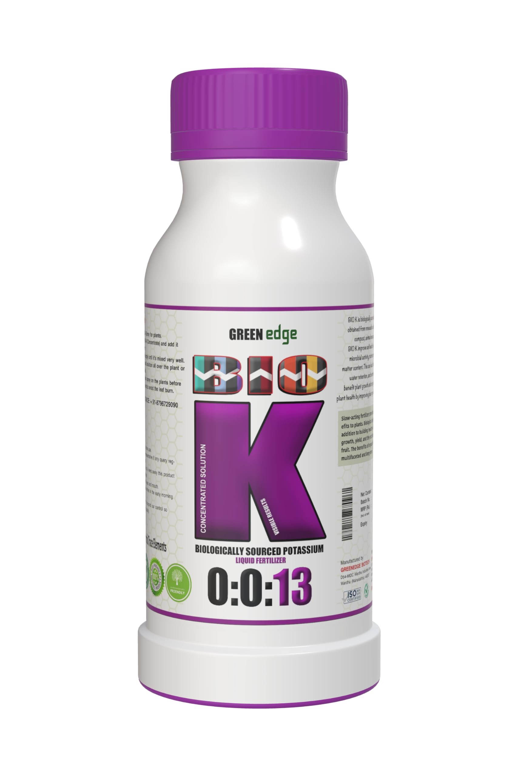 Greenedge BIO-K 0:0:13 Organic Potassium Straight Liquid Fertilizer ...