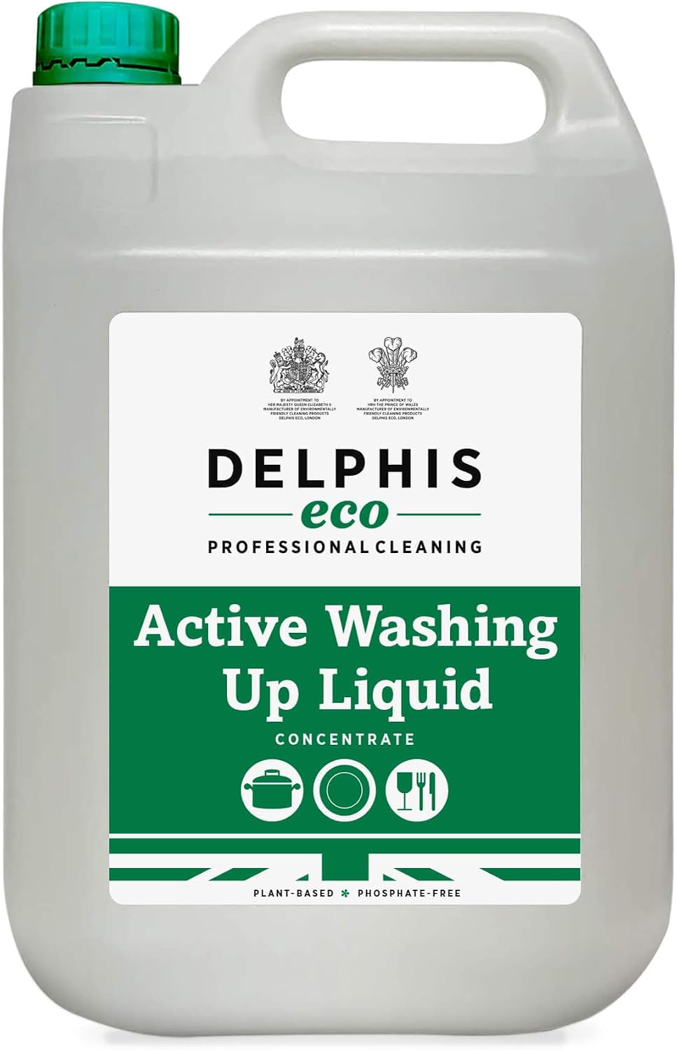 Delphis Eco Commercial Active Washing-Up Liquid Concentrate 5ltr ...