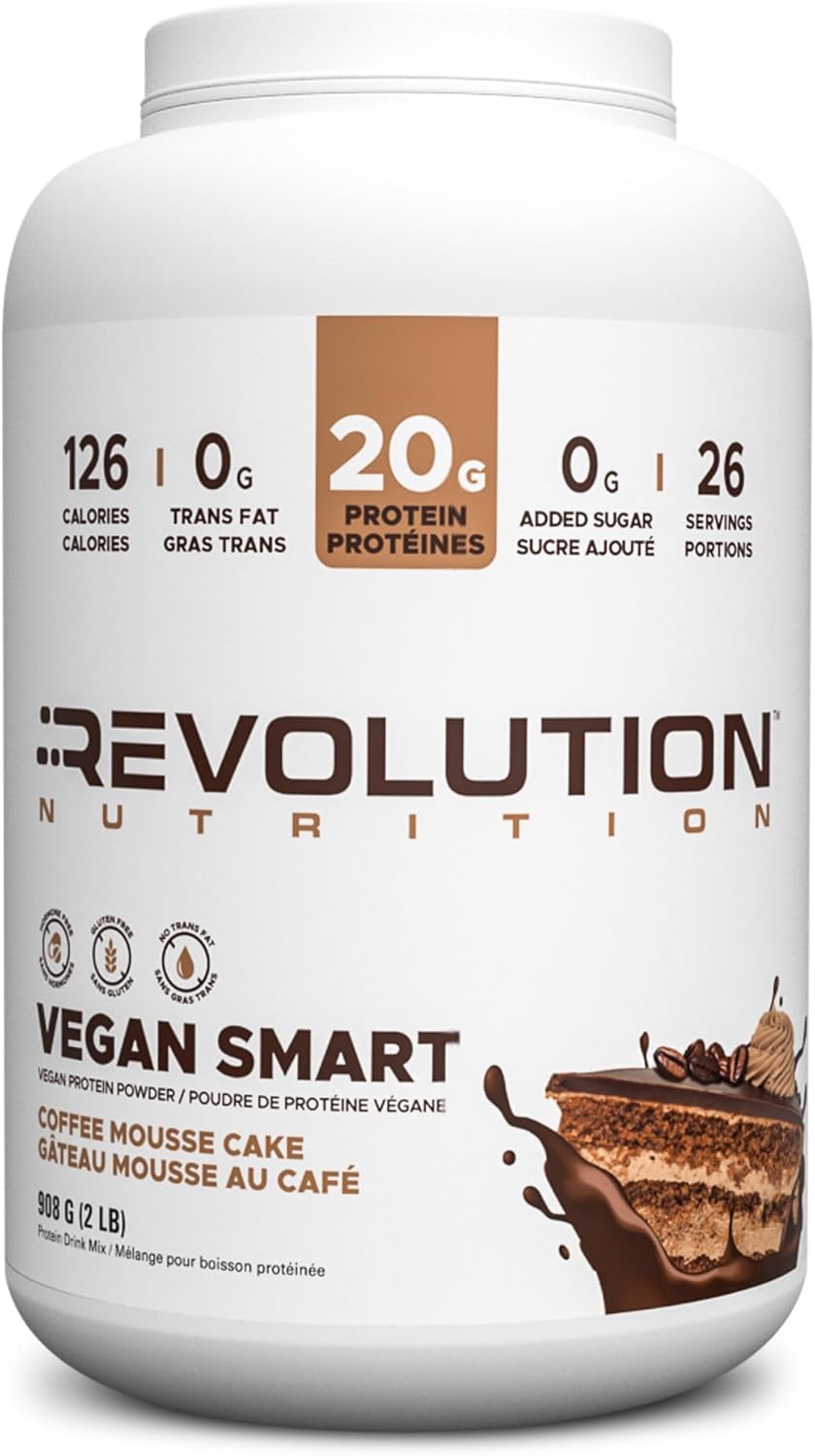 Revolution Nutrition, Vegan Smart, Vegan Protein Powder, Dairy Free ...