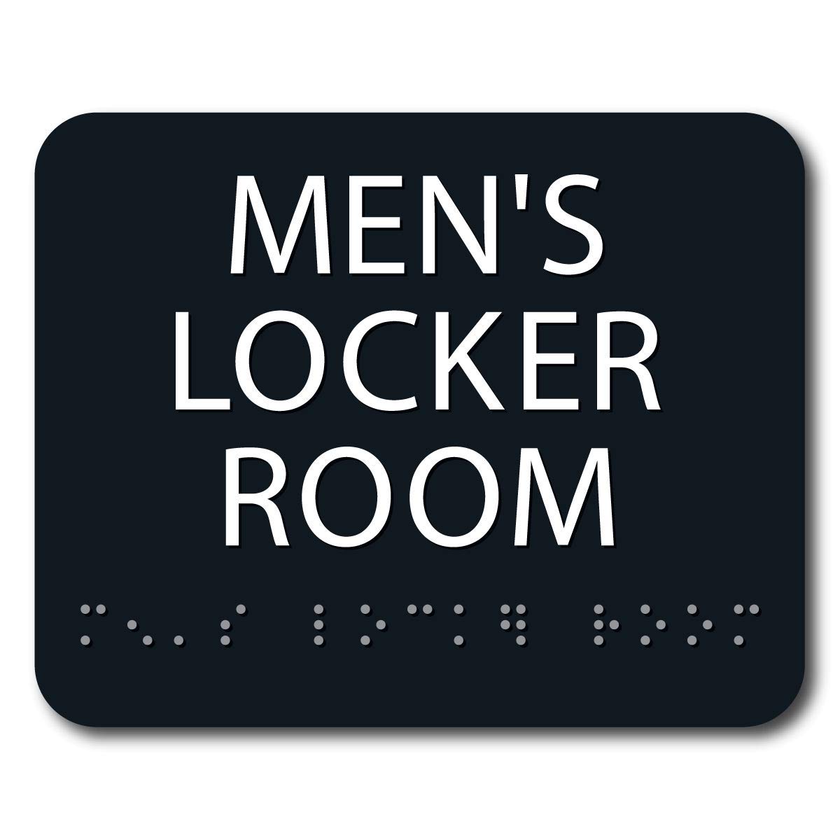 Amazon.com: The Sign Studio - 6" x 6" - Black/White - ADA - Men's ...