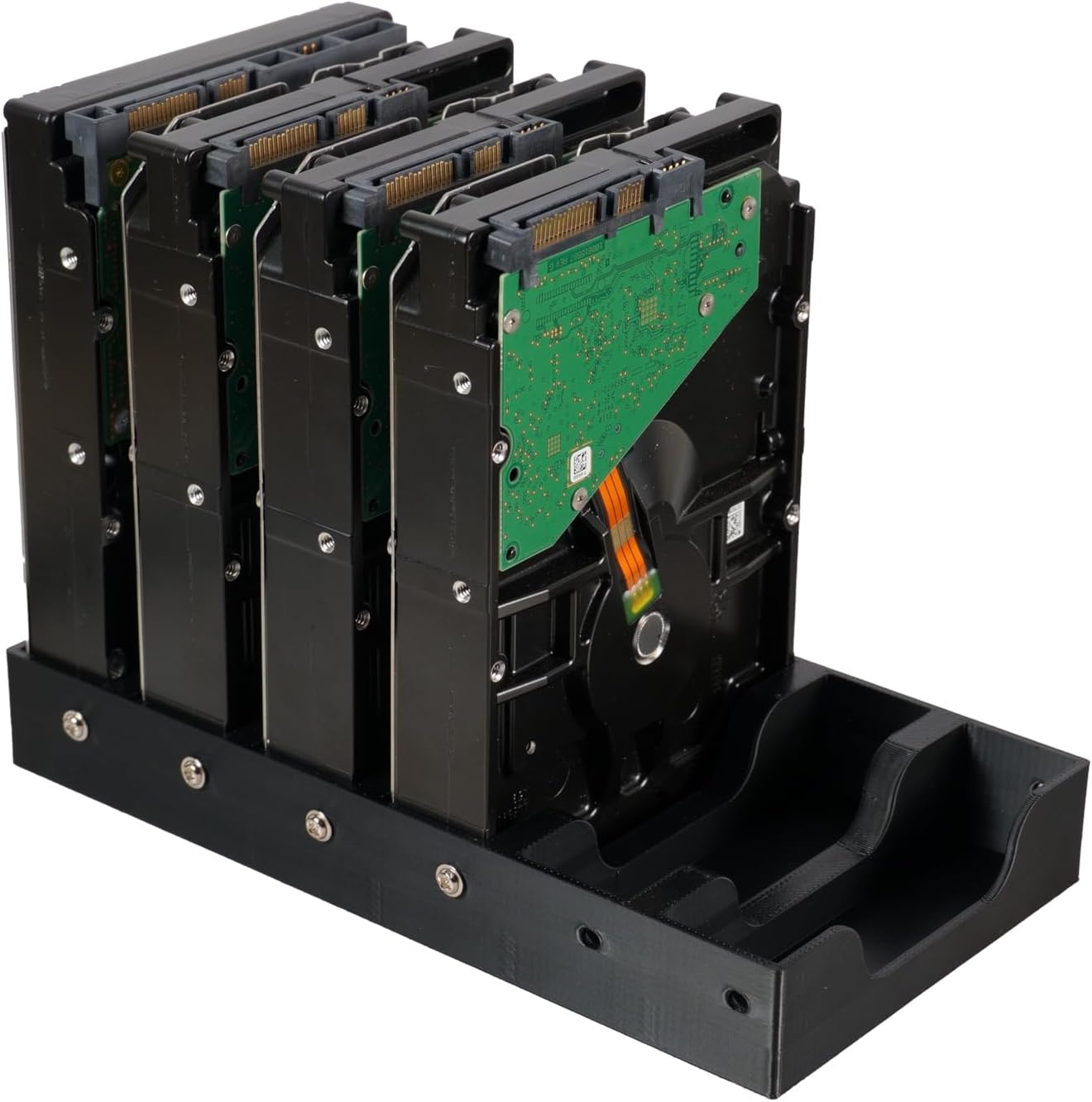 Amazon.com: Hard Drive Rack for 3.5" Disk Drive, 6 Bay for Expansion ...