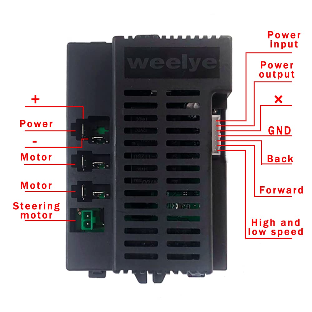 40A High-power WEELYE RX71-1 12V Control Box With 2.4G Bluetooth Remote ...