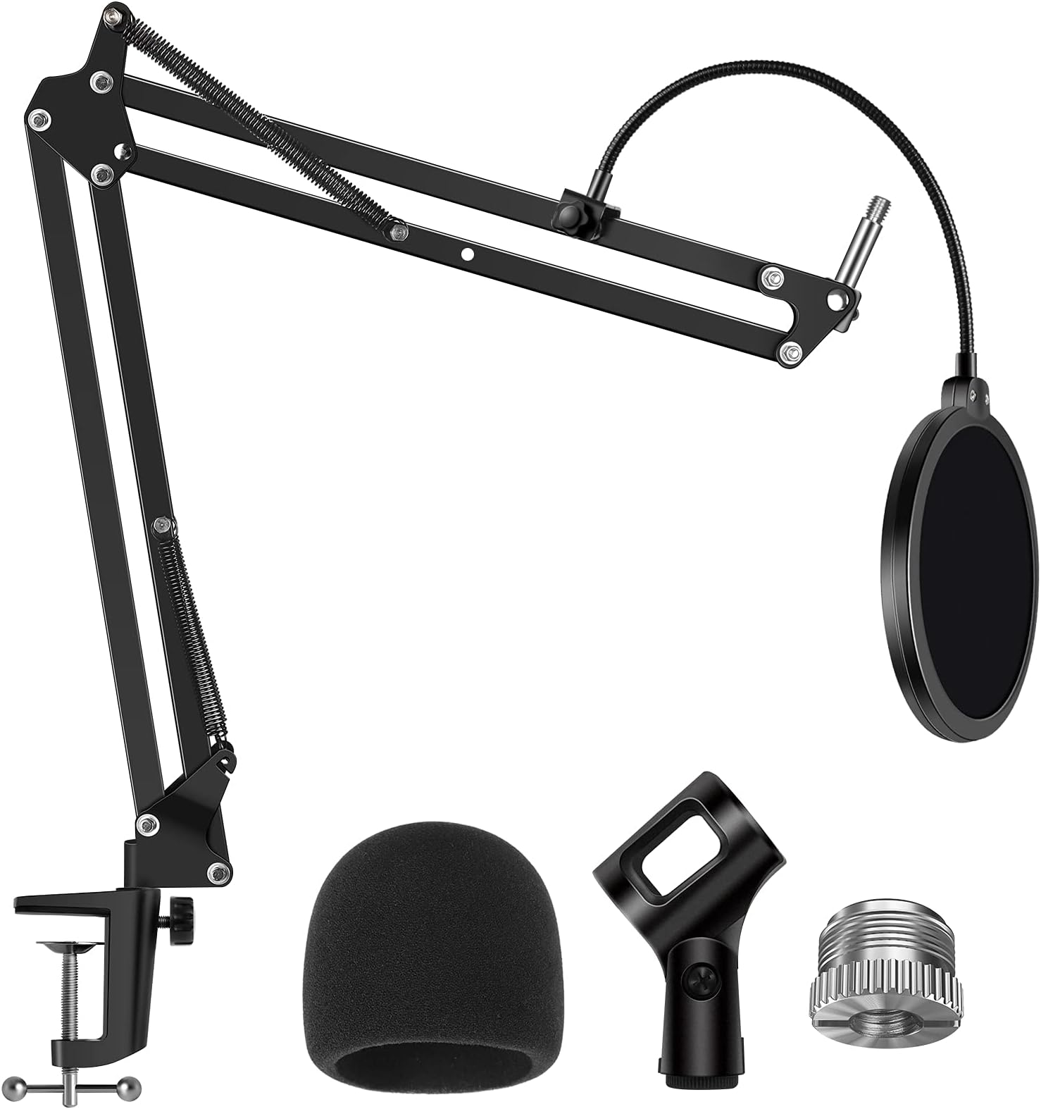 YOUSHARES Fifine K669 Mikrofonarm mit Popschutz, Boom Arm Microphone ...