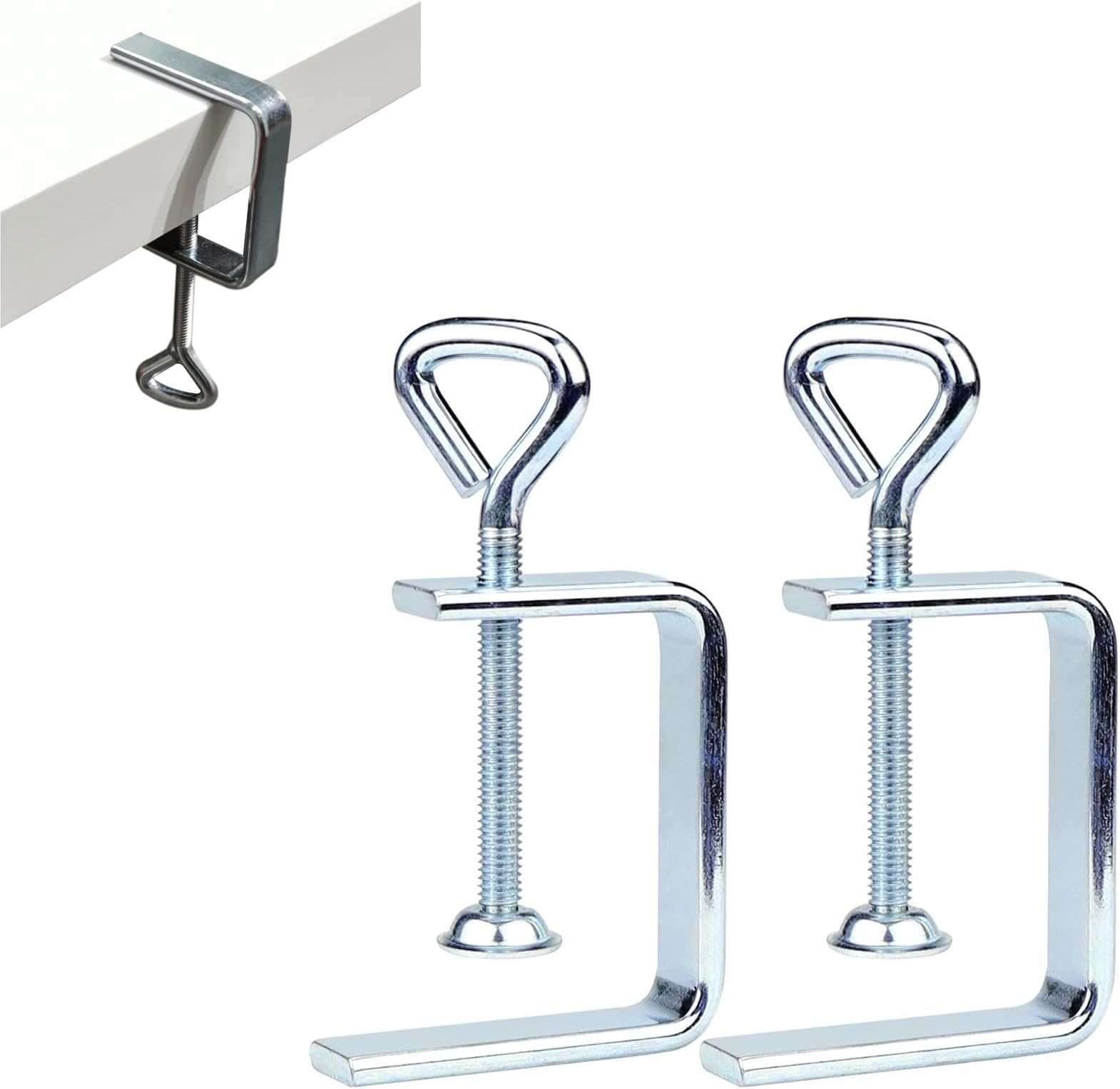 Woodworking C-Clamp, 2PCS Stainless Steel Heavy Duty Clamps for Welding ...