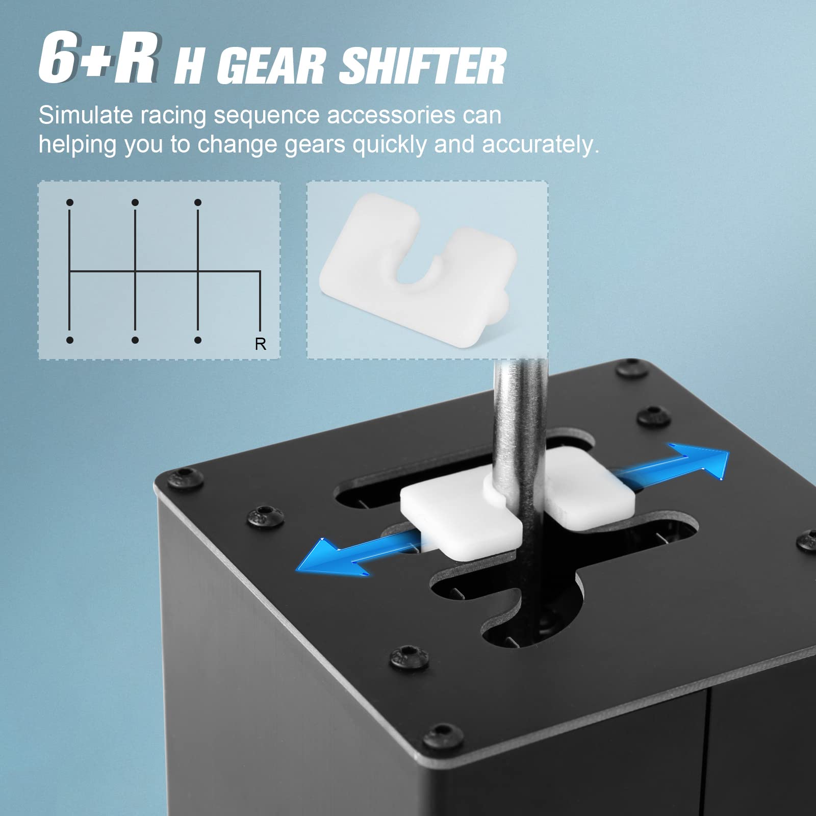 Snapklik.com : Aikeec USB Simulator Shifter For ATS ETS Dust WRC Sim ...
