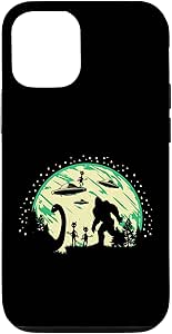 Amazon.com: iPhone 12/12 Pro Bigfoot Loch Ness Mothman Aliens Cryptid Costume Monster Case ...
