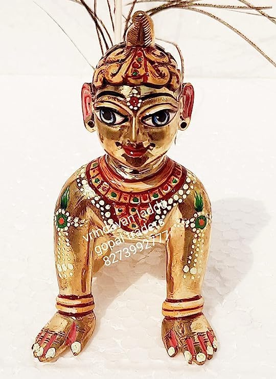 Buy Radha Rani ji Idol Marble Dust (Murti 6" Inch) Size 6 No Decorative ...