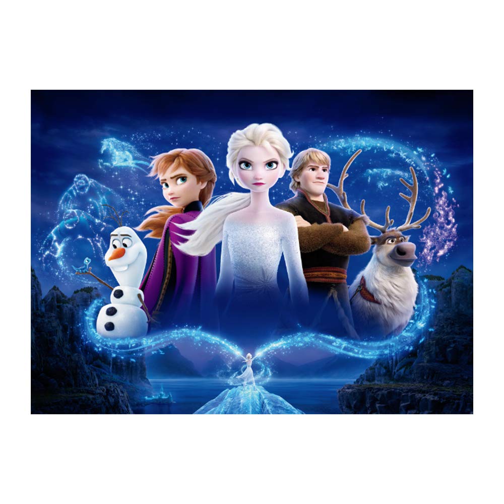Buy Elsa Frozen Backdrop Frozen Birthday Party Supplies Banner 5X3 Feet ...
