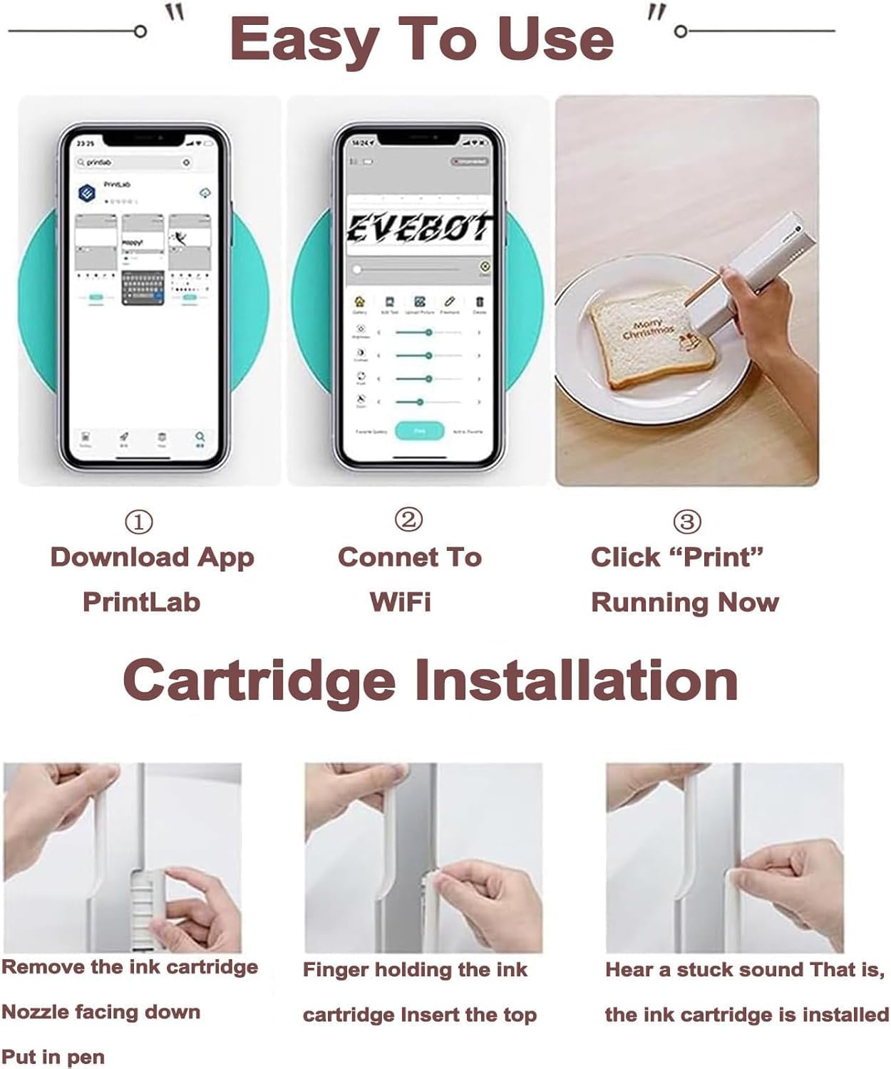 Printing Pen Food Printer, Edible Print Pen for Sri Lanka | Ubuy