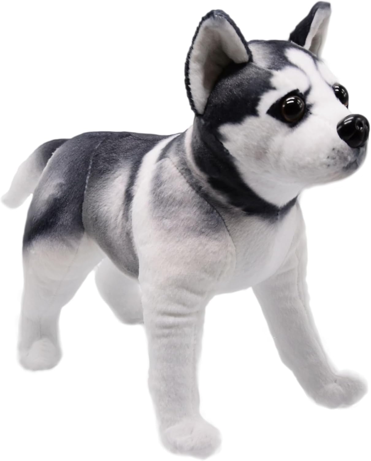 Perro Husky realista de peluche de animal de peluche de simulación para ...