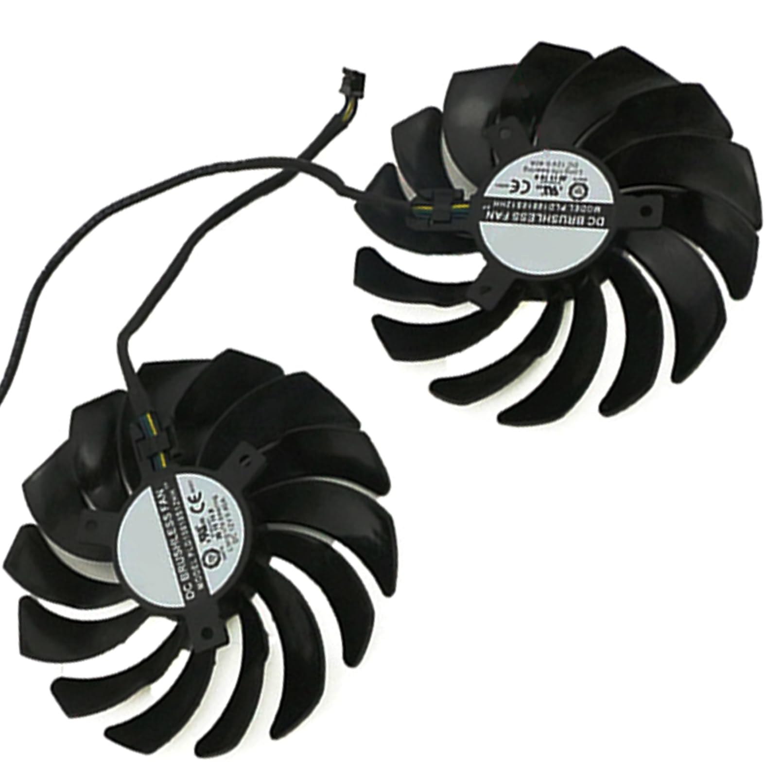 MSI RTX 3060 TI Replacement Fans 2-Pack Graphics Card Cooling Fans For ...