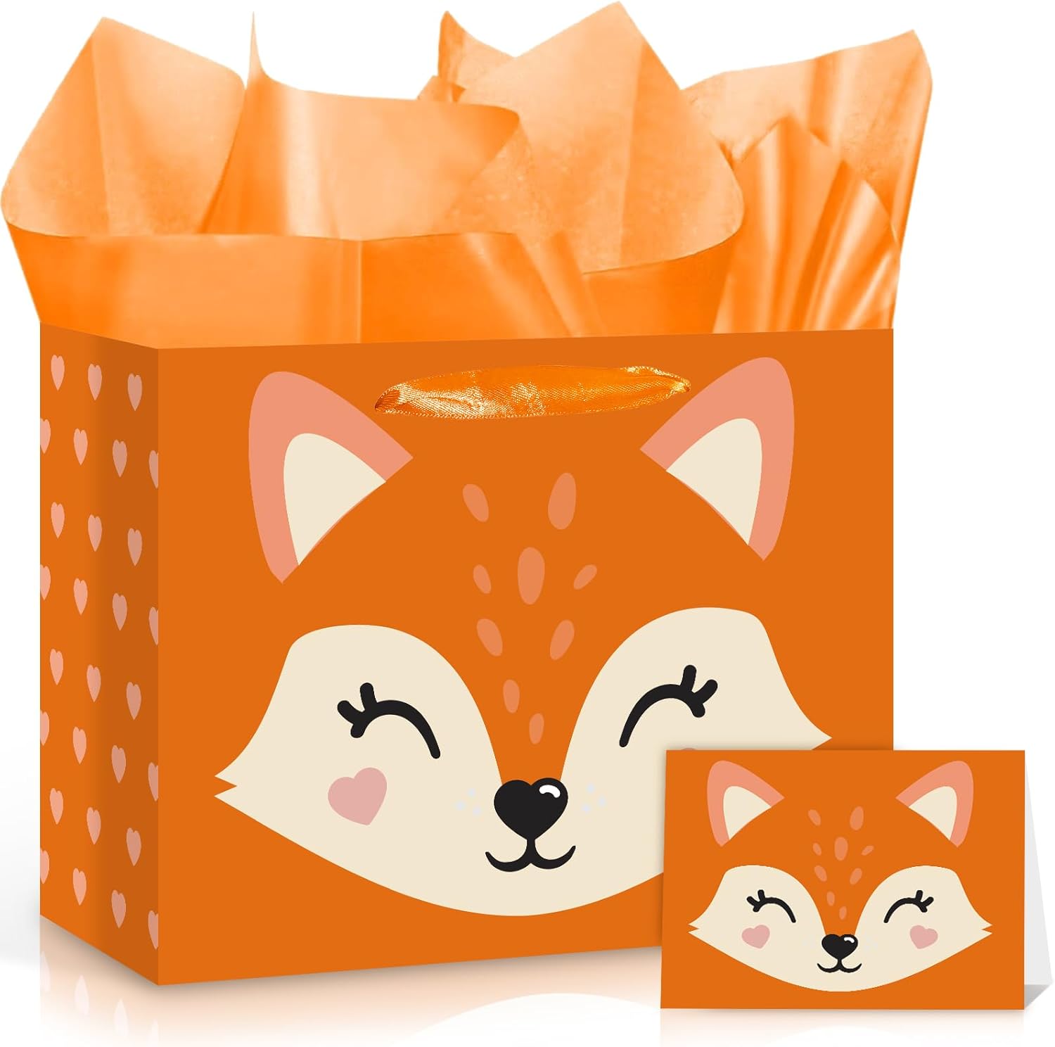 Amazon.com: Fox Gift Bag for Kids Boys Girls Large Fox Birthday Gift ...