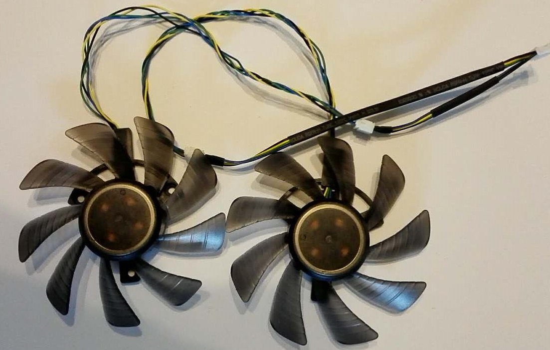 Amazon.com: Ecowsera 85mm Dual VGA Video Card Fan Set, Replacement ...