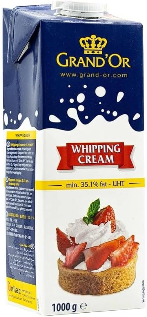 Grand'Or Fresh Whipping Cream 1 Liter : Buy Online at Best Price in KSA ...