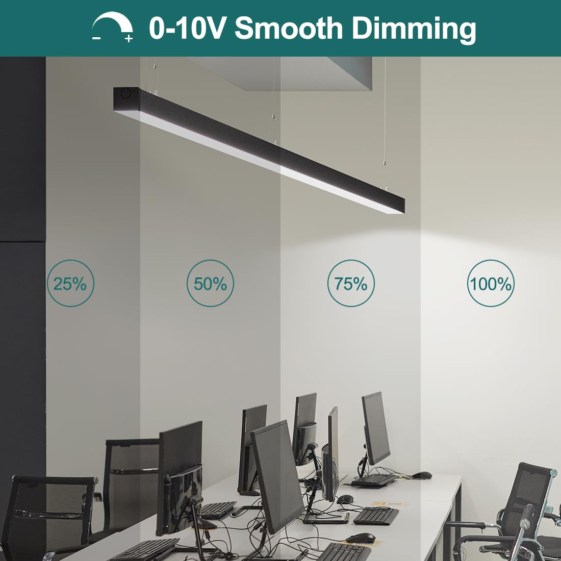 Snapklik.com : Kadision 8FT LED Linear Light, 100W 13000lm 3000K/4000K ...