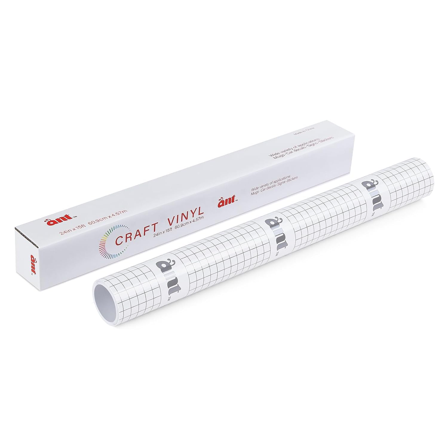 Amazon.com: ANT Standard Grip, 24" x 15' Clear Vinyl Transfer Paper ...