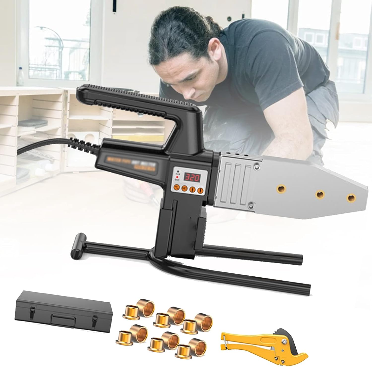 Amazon.com: Niligan Water Pipe Hot Melt Machine 100-320℃ Temperature ...