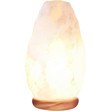 Amazon.com: Himalayan Glow White Salt Crystal Lamp,Natural Salt Night ...