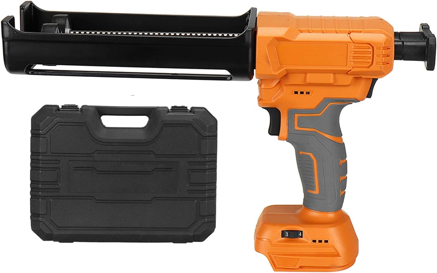 WAOBE Electric Double Cartridge Panel Bond Caulking Gun with 48Vf 1Pcs ...