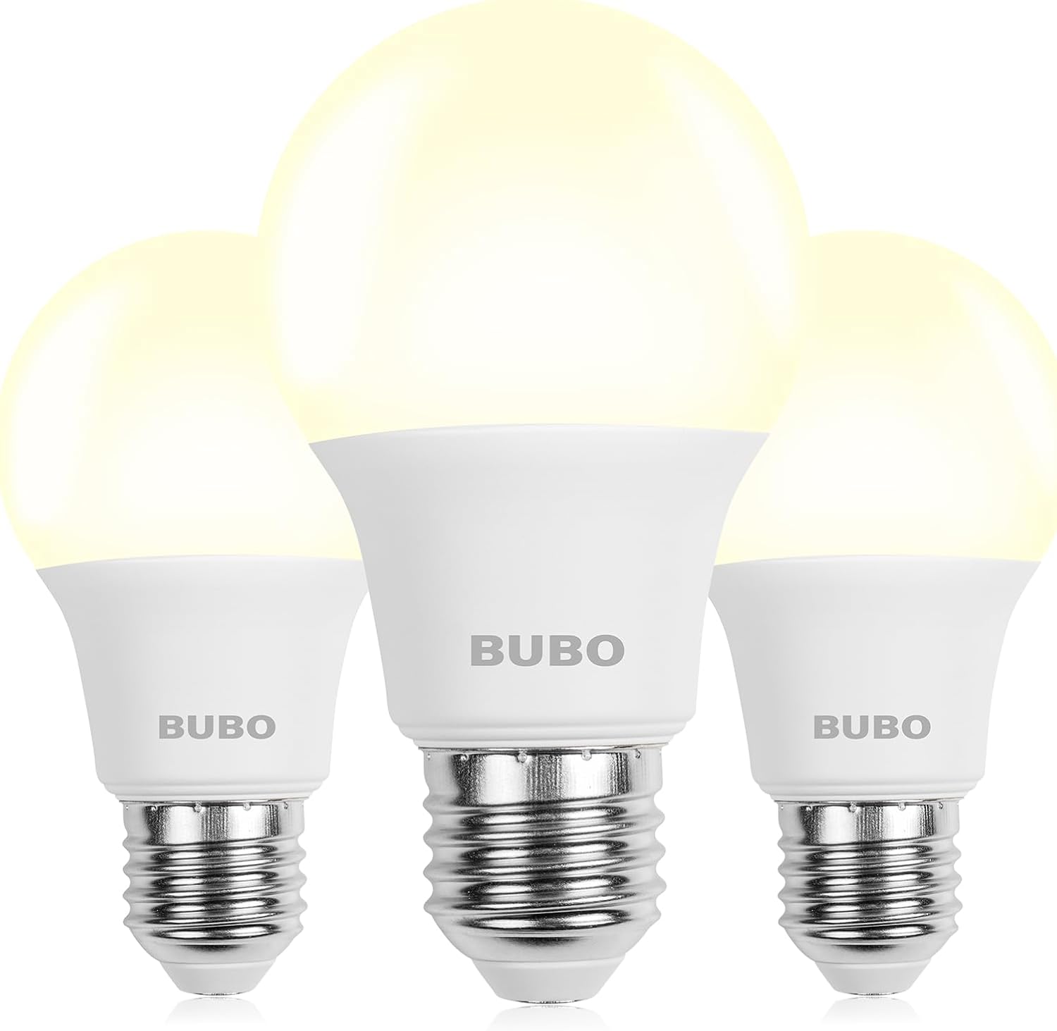 BUBO A19 LED Light Bulbs, 40 Watt Equivalent LED Bulbs, Natural White ...