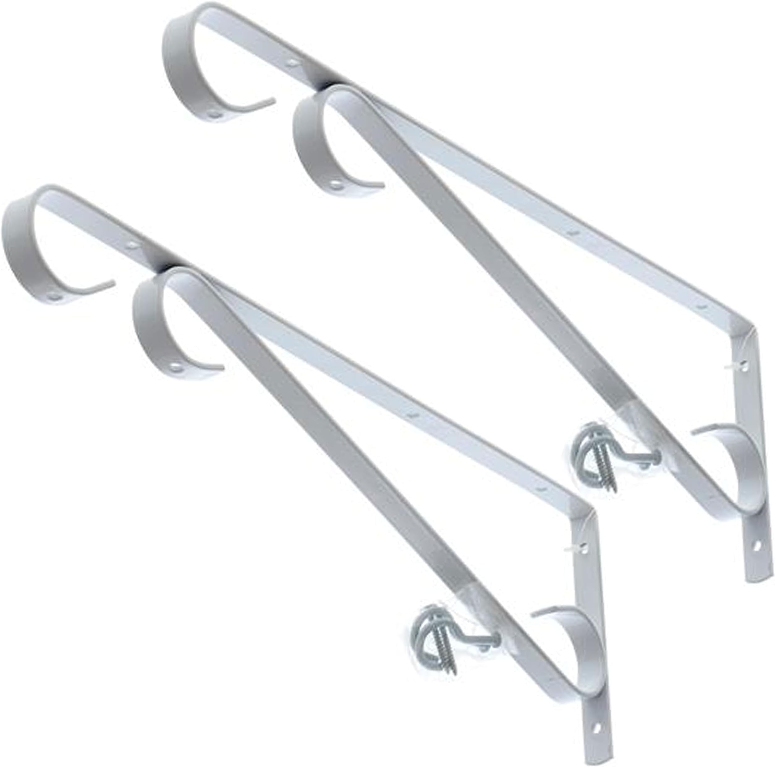 Amazon.com: 2 Pc 15" Hanging Plant Bracket Heavy-Duty Metal Garden ...