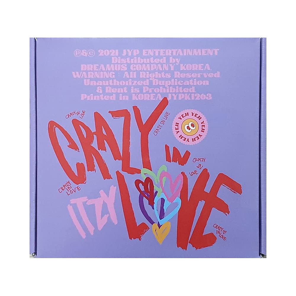 Buy ITZY Crazy In Love 1st Album YEJI Version CD Photobook Photocard Buy ITZY Crazy In Love 1st Album YEJI Version CD Photobook Photocard