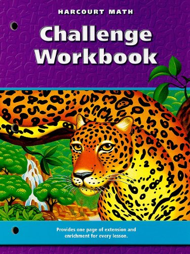 Harcourt Math Challenge Workbook, Grade 6: Harcourt: 9780153208225 ...