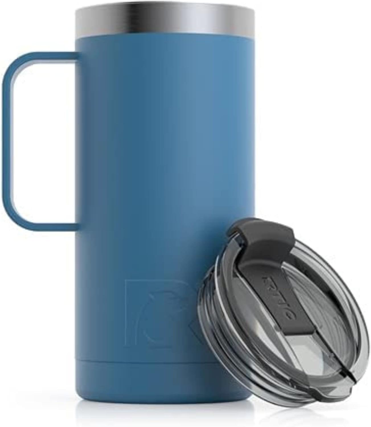 Amazon.com: RTIC 16 oz Coffee Travel Mug with Lid and Handle, Stainless ...