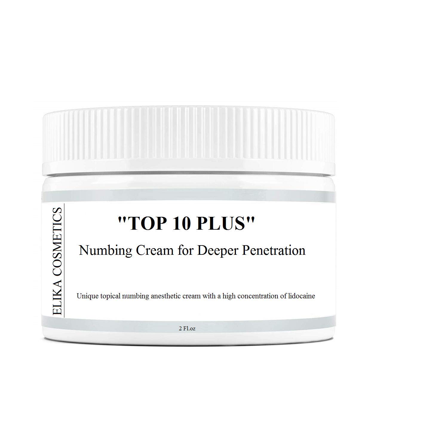 Buy ELIKA COSMETICS, Lidocaine,"TOP 10 PLUS", unique topical numbing ...
