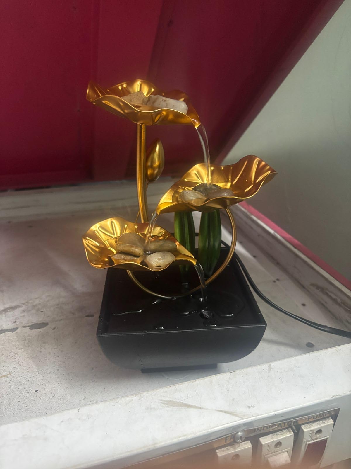 BIYALI Tabletop Water Fountains for Home Office Décor – Desktop ...
