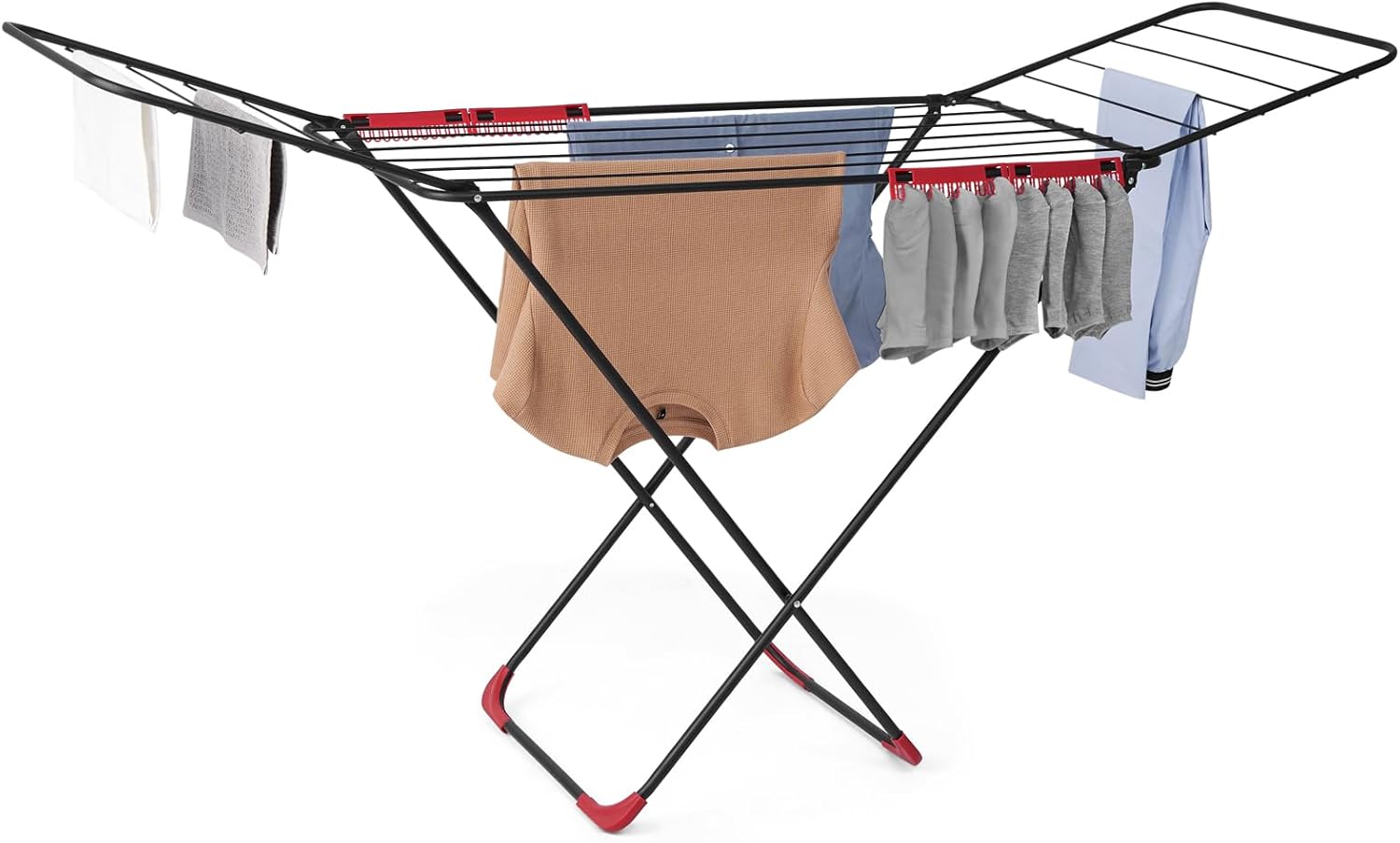Clothes Airer Drying Rack Winged Drying 18M Length Drying Line Indoor ...