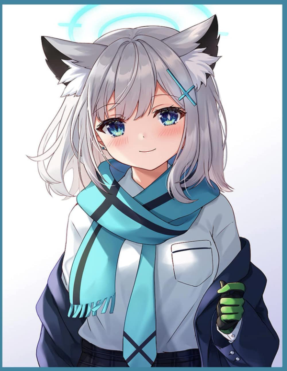 Anime Notebook: anime cat girl notebook for girl otaku | Anime girl ...