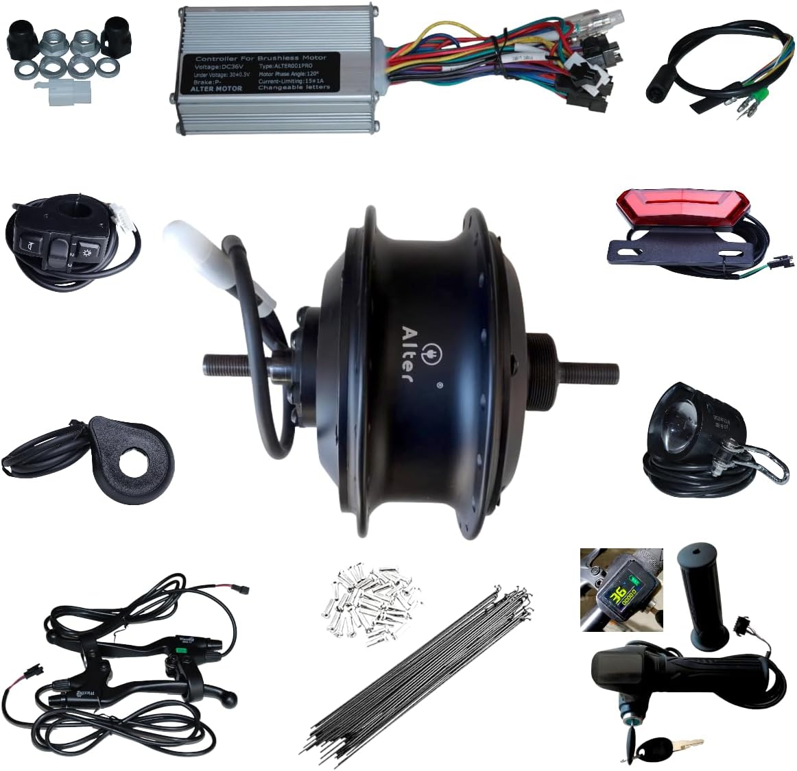TAV eBike Conversion Kit 250W 36V for Hybrid Cycle | Mountain Bike ...