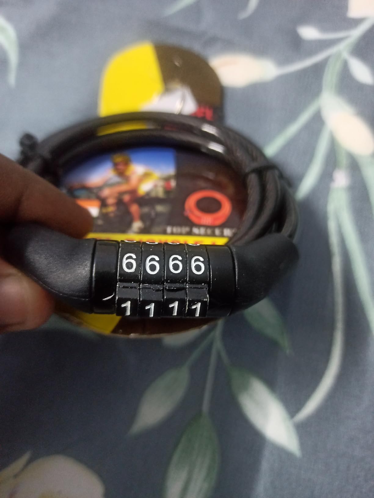 AutoKraftZ Universal Anti-Theft Bike Lock Stainless Steel Cable Coil ...